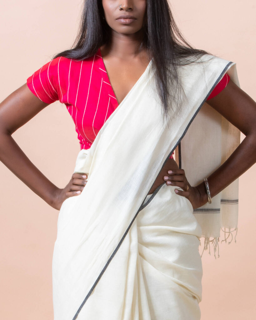 Behag White Saree in Sri Lanka | Rithihi